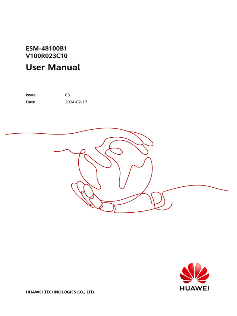 ESM-48100B1 V100R023C10 User Manual | PDF