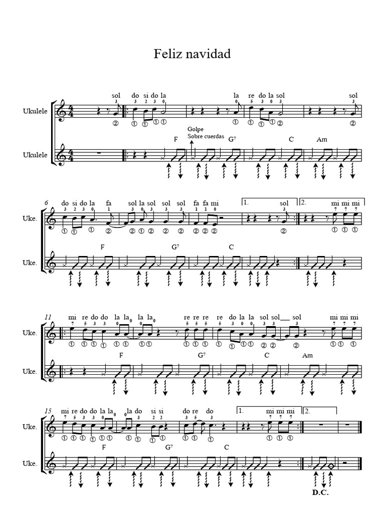 Feliz Navidad Version 2 | PDF