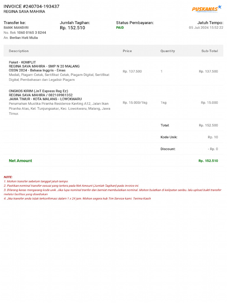 Inv 240704-193437 | PDF