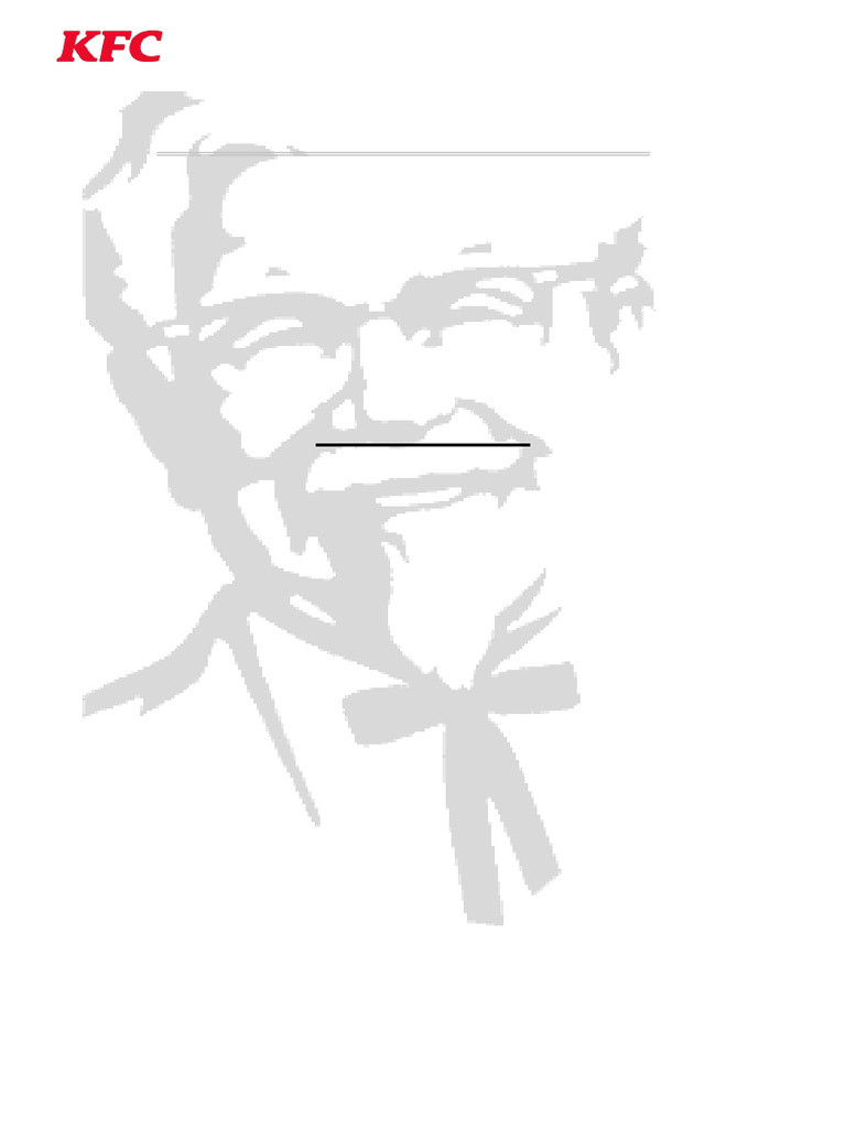 KFC Menu Informatii Suplimentare | PDF