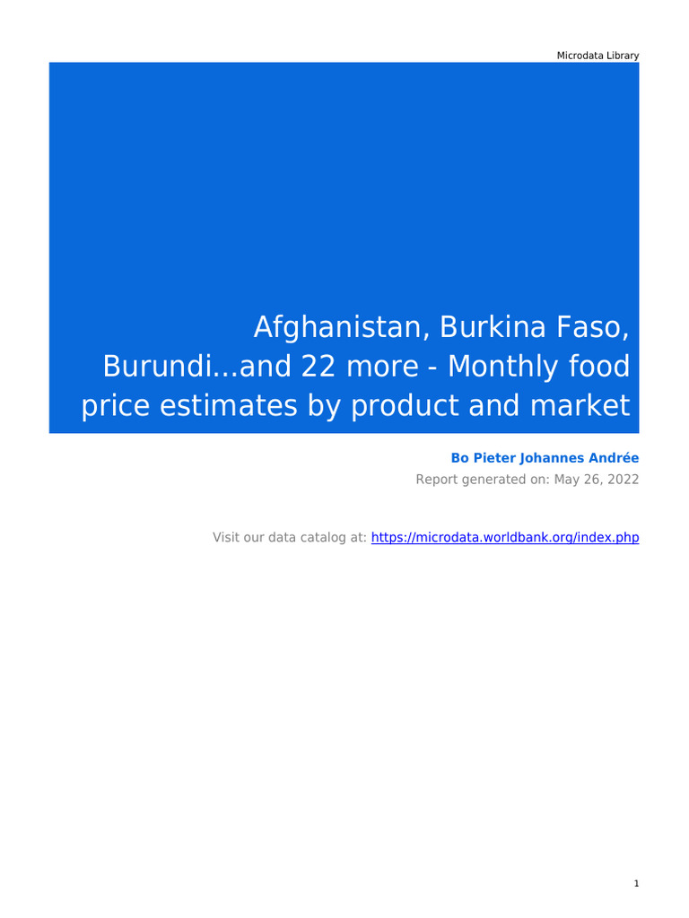 Ddi Documentation English Microdata 4483 | PDF