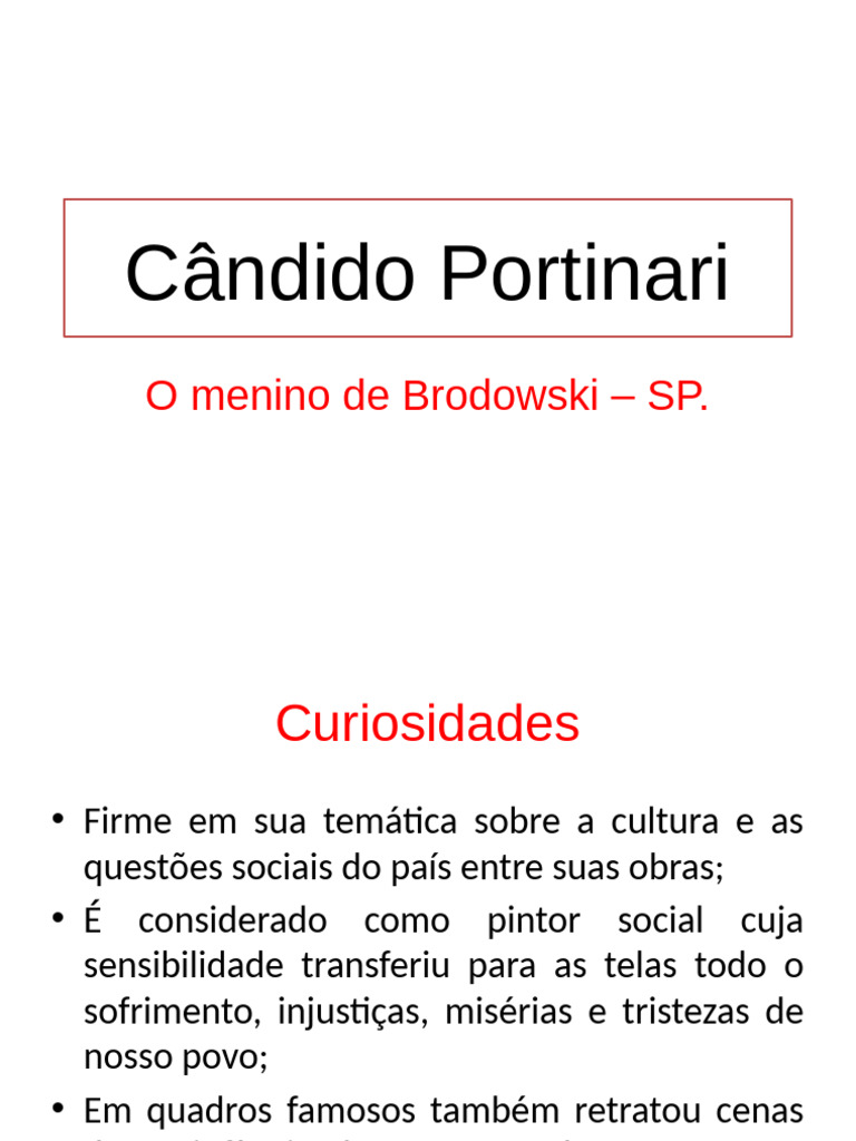 Cândido Portinari | PDF