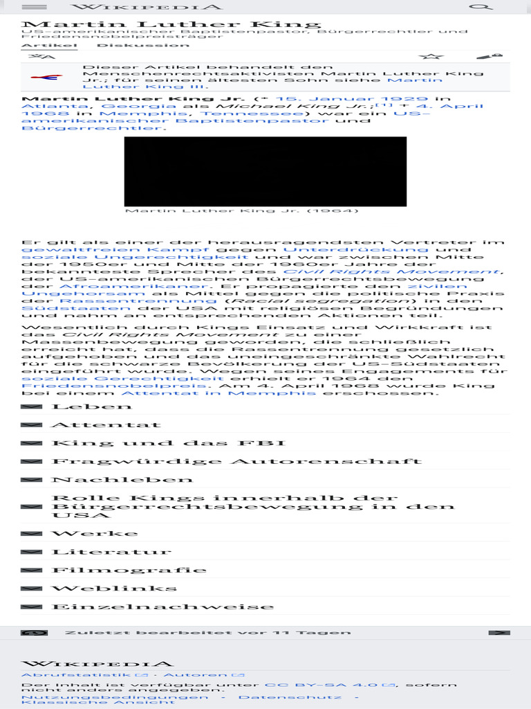 Martin Luther King - Wikipedia | PDF