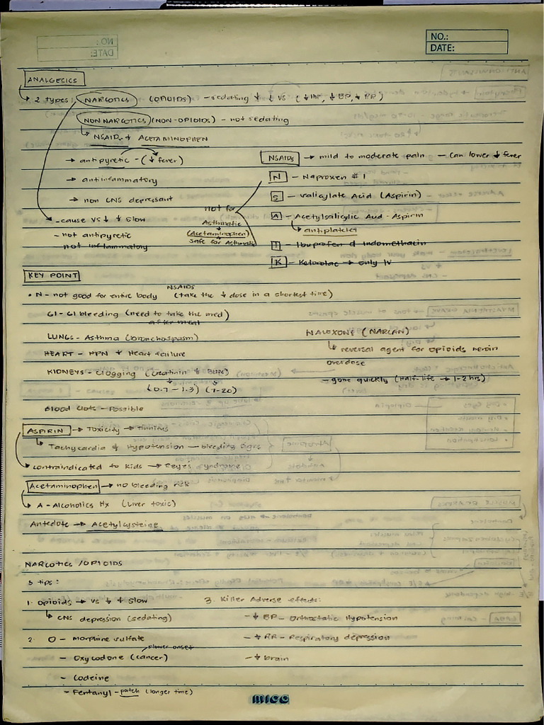 Pharmacology Personal Notes | PDF