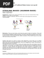 Agawang Panyo Rules | PDF | Sports & Recreation