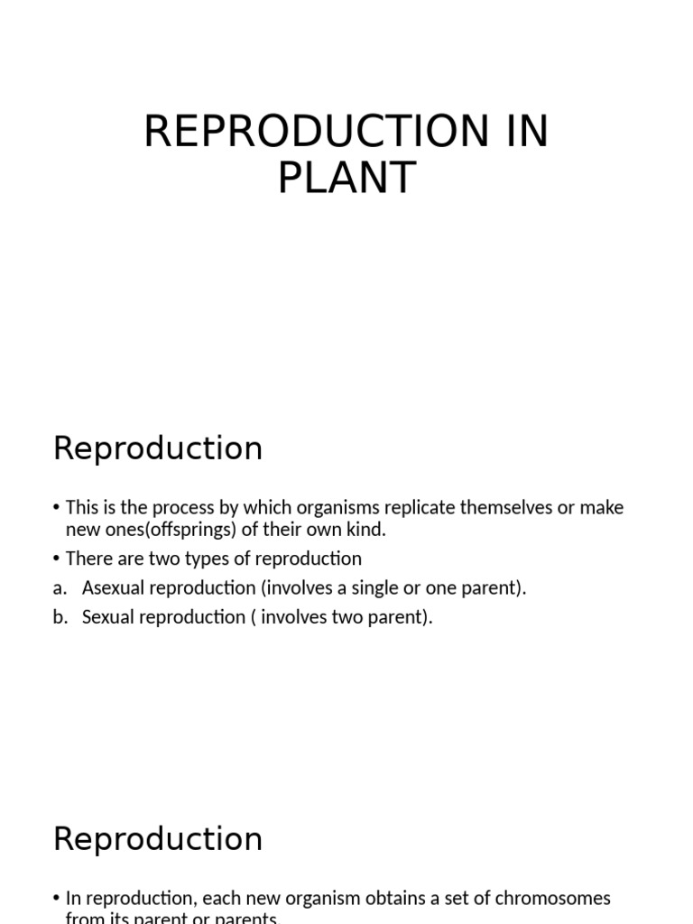 Reproduction in Flowering Plant - Part 1 | PDF
