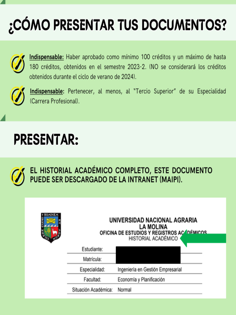 Como Presentar Tus Documentos | PDF