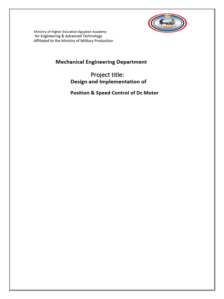 Final Control Progect Pdf