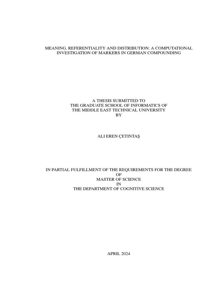 Ali Eren Cetintas Tez | PDF