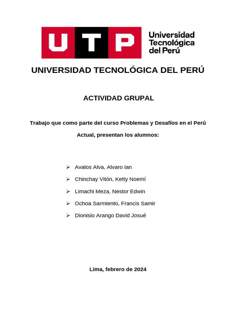 Actividad Grupal | PDF