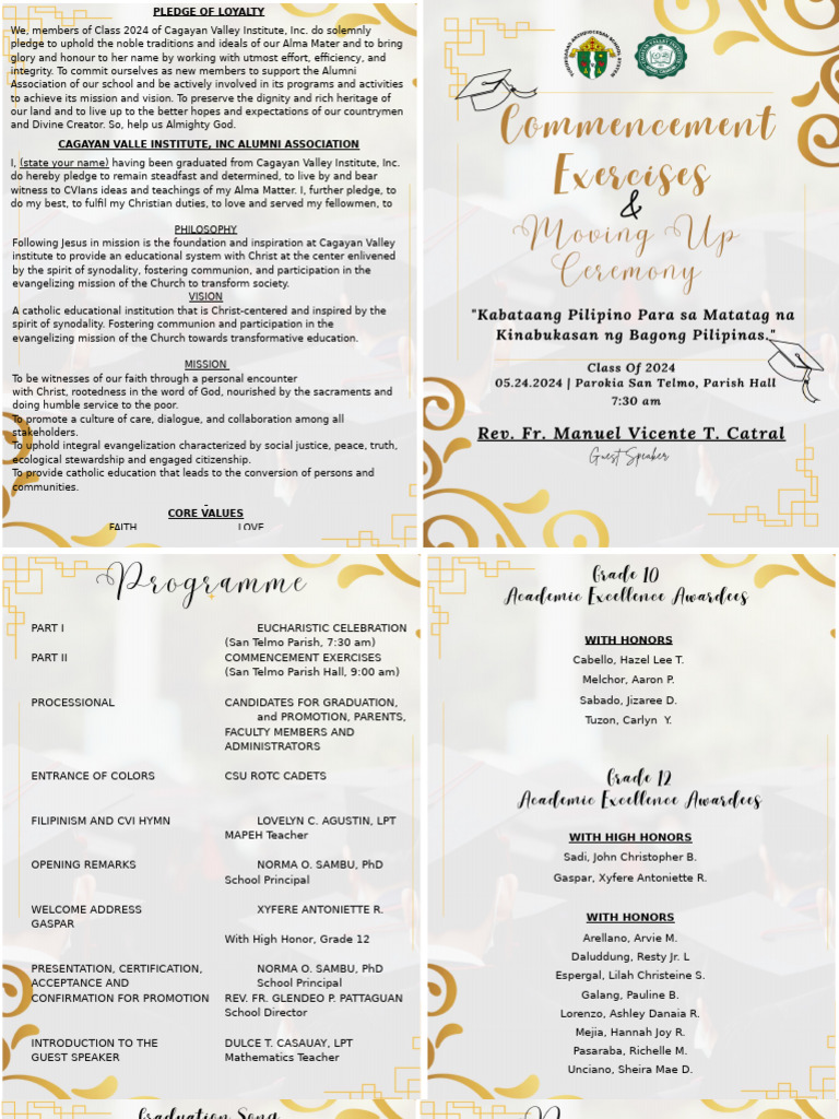 Graduation Pdf