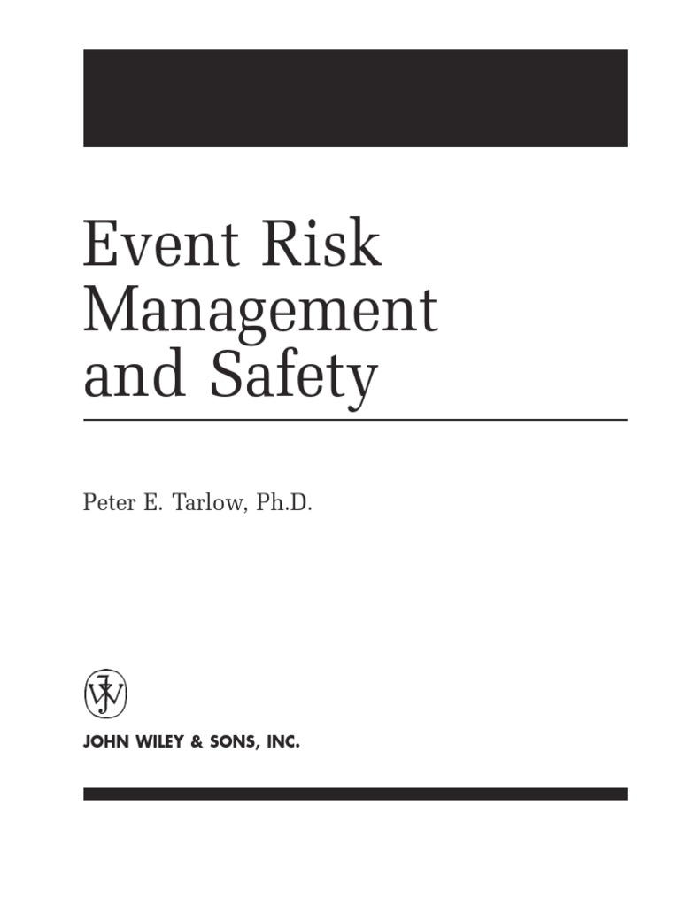 Event Risk Management and Safety | PDF