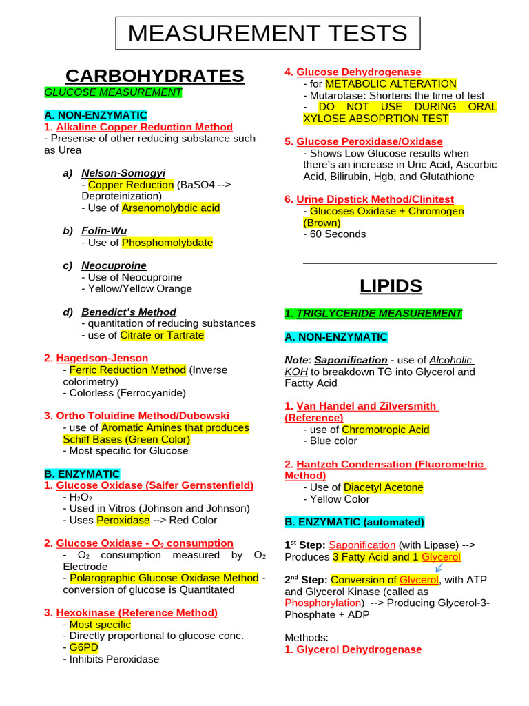 CC Measurement Tests Memorization | PDF