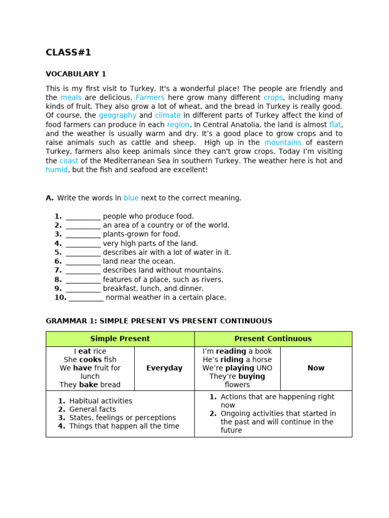 Worksheet #1 | PDF