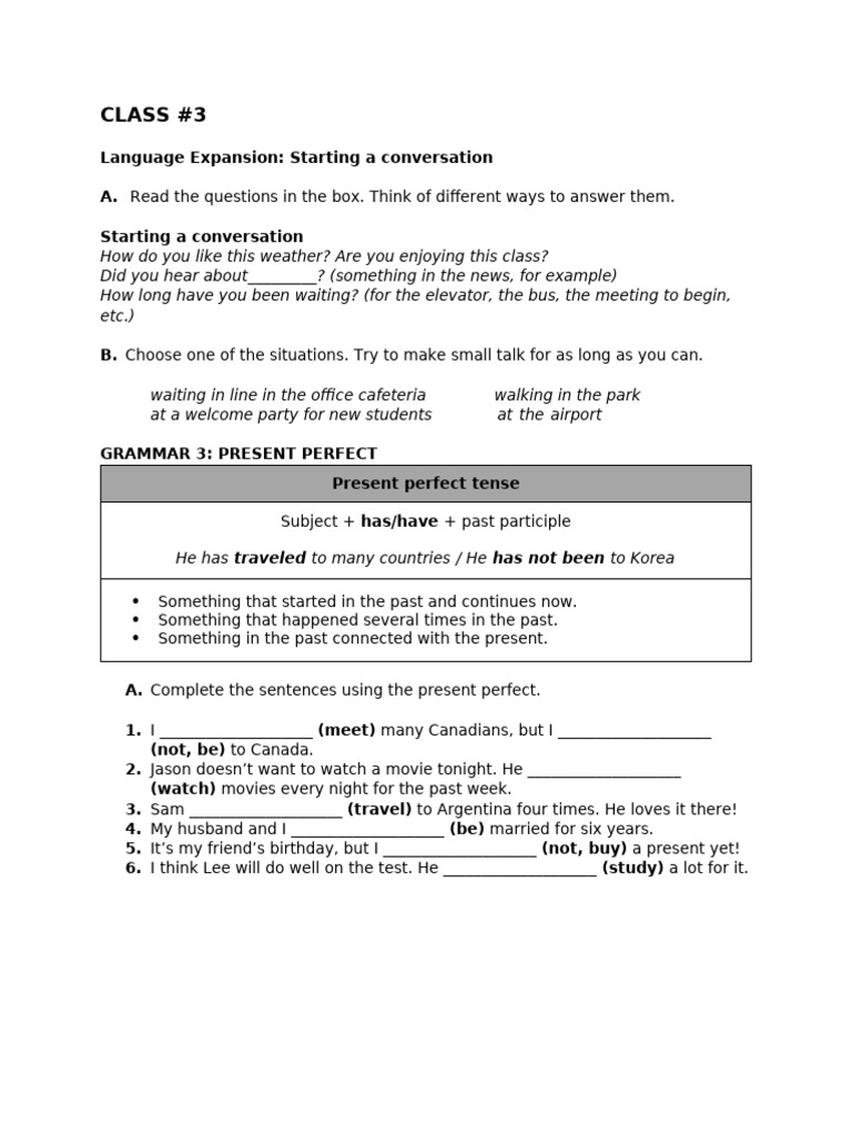 Worksheet 3 Pdf