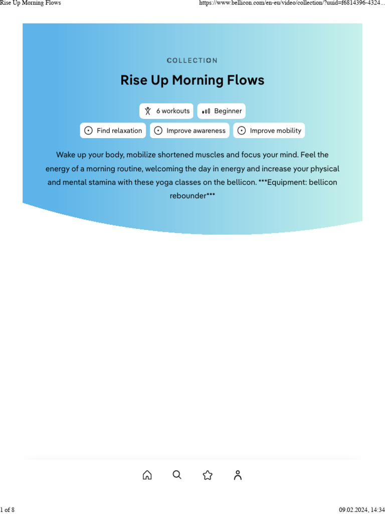 Rise Up Morning Flows | PDF