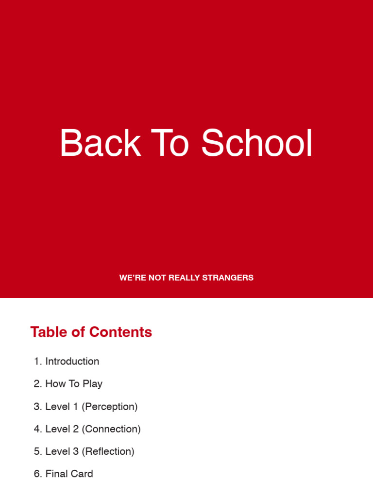 Back To School Edition | PDF