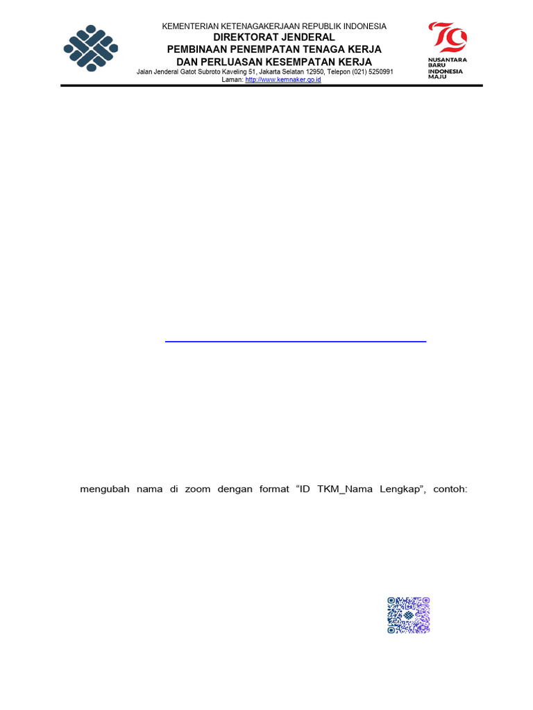 Undangan Wawancara TKM Pemula 2024 (Senin 22 Juli) - Sign - 4318 | PDF