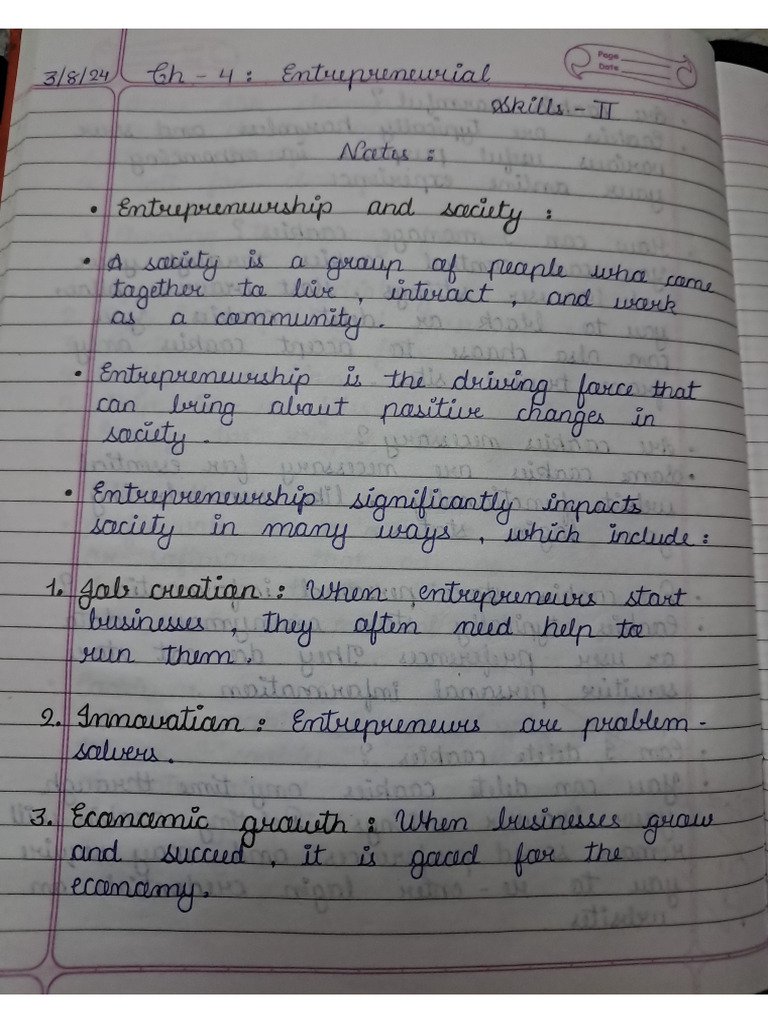 Ch 4 Entrepreneurial Skills Pdf