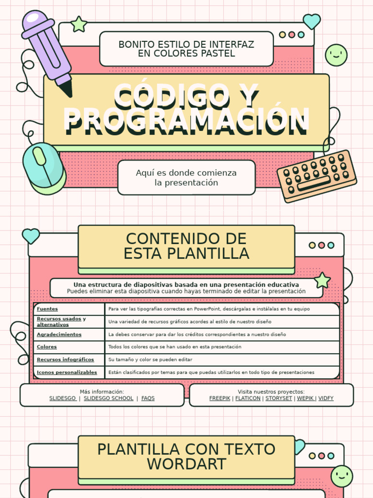 Cute Pastel Interface Style for Coding & Programming Learning Center by ...