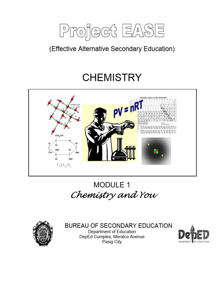 Week 6 - DepEd EASE Modules Chemistry Combined | PDF