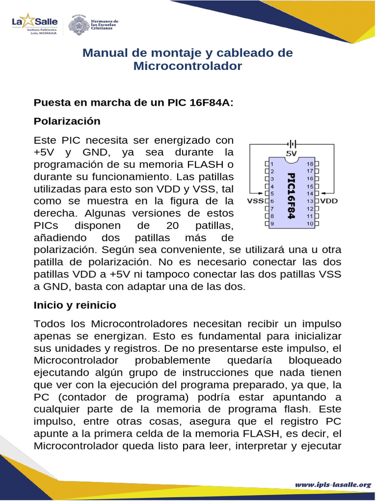 Manual Laboratorio de Microcontroladores | PDF