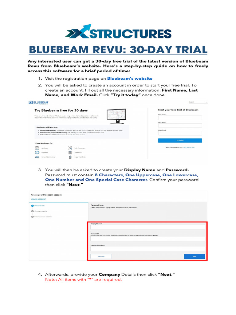 Bluebeam Revu Download and Installation Guide | PDF