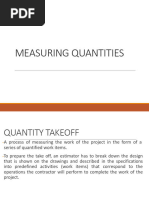 QS - 02.01 - Fundamentals of Quantity Takeoff | PDF | Measurement ...