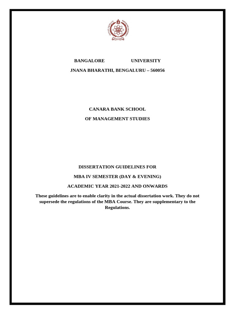 4TH Sem Project Guideliness | PDF