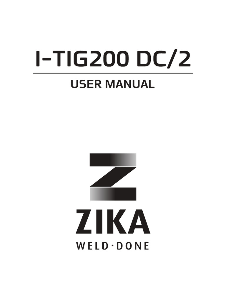 I Tig200 DC2 - User Manual | PDF | Electrical Connector | Welding