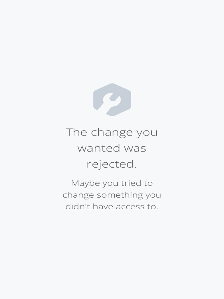 The Change You Wanted Was Rejected | PDF