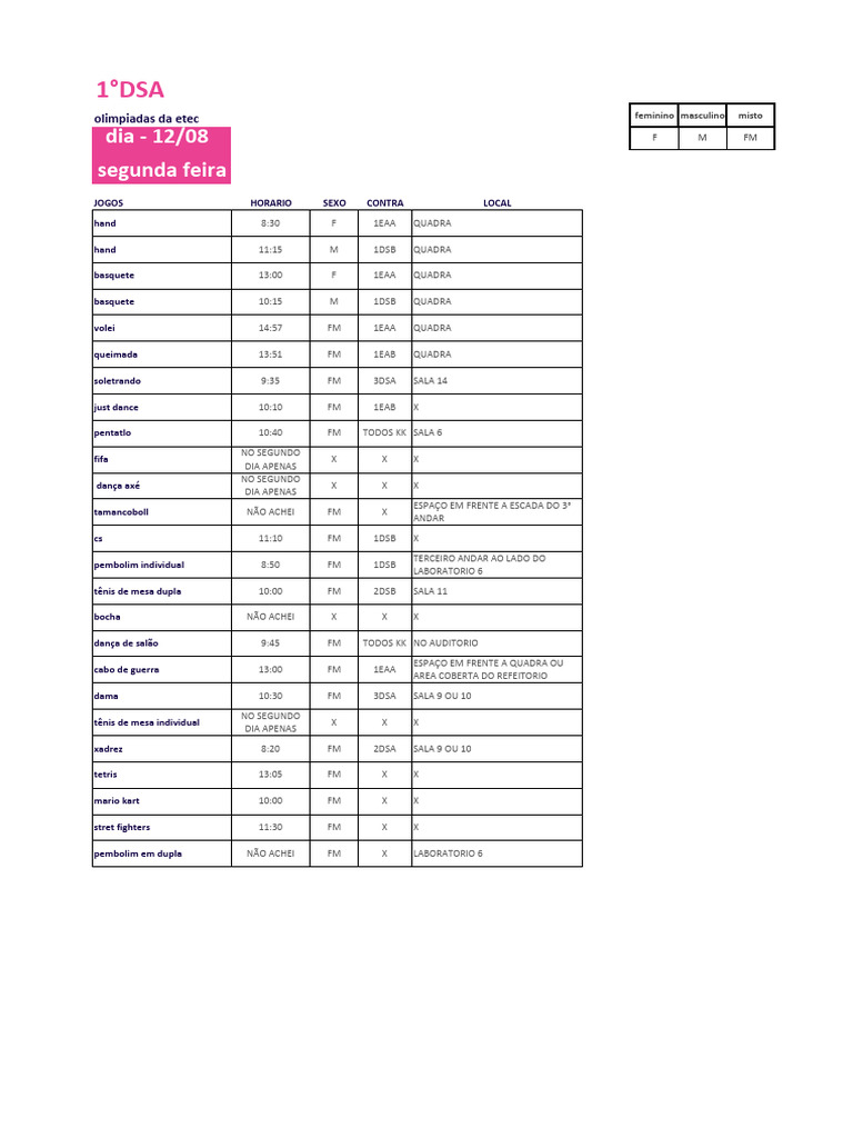 1 Dia de Olimpiadas | PDF
