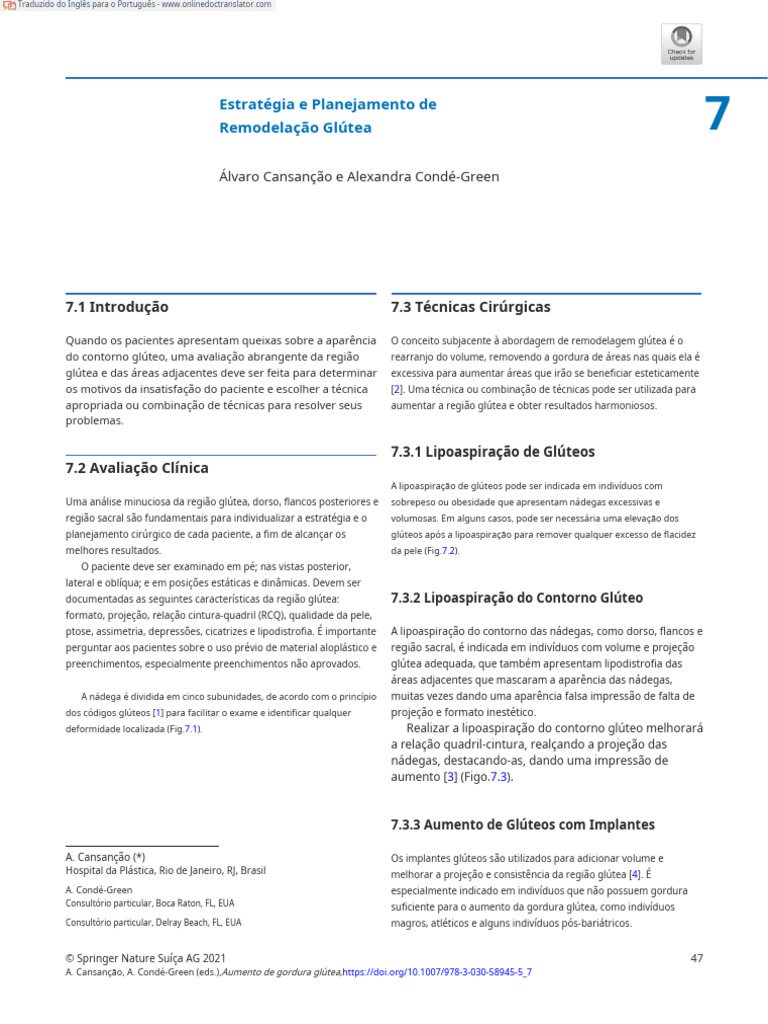 Gluteal Fat Augmentation 2021 (061 080) .En - PT | PDF