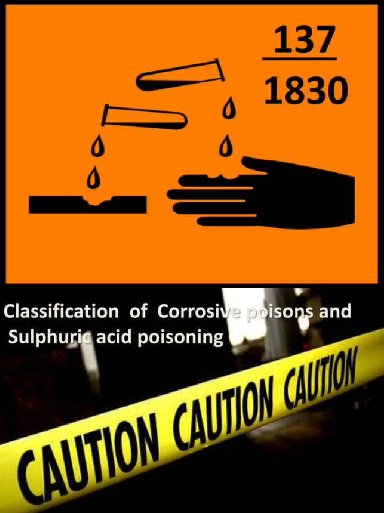 Corrosive Poisons 49189674 49189674 | PDF