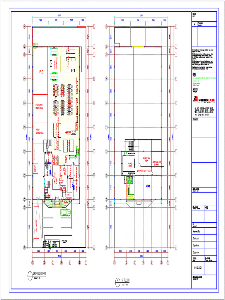 Lampiran Layout Lahan & Spesifikasi Beserta Detail Koefisien Dasar ...