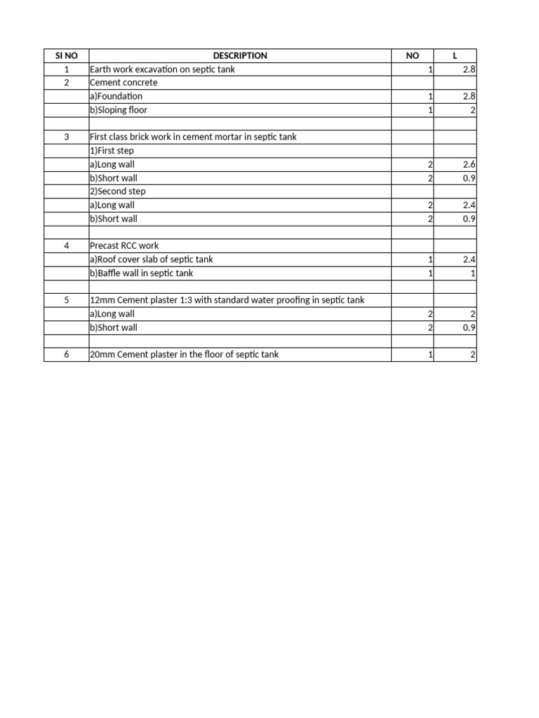 Quantity Calculation 3 | PDF