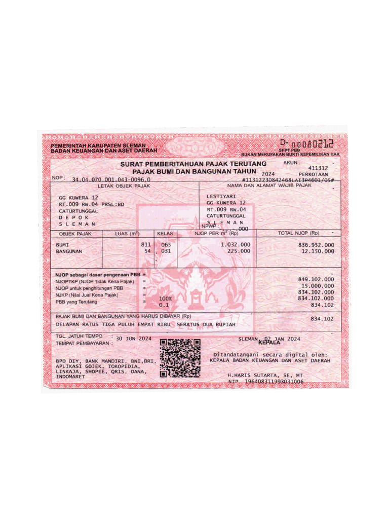 PBB & Sertifikat | PDF