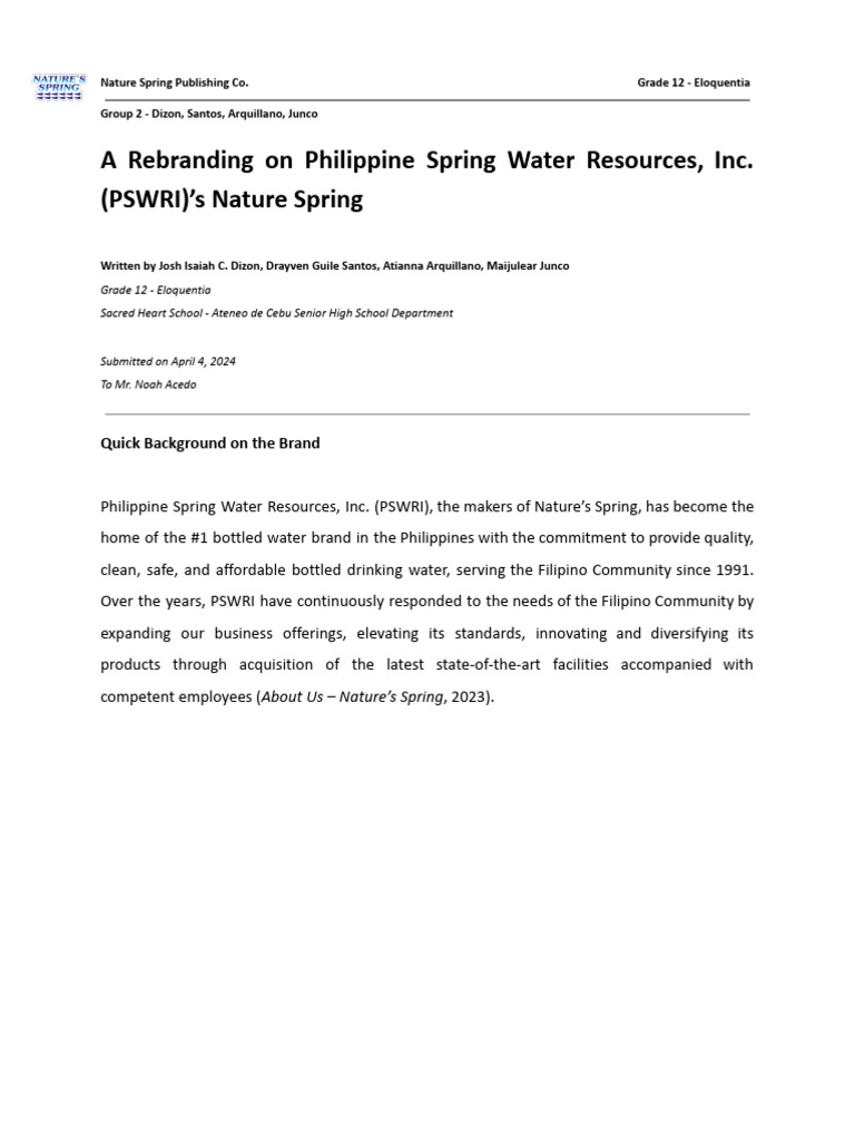 MIL - Group 2 - Rebranding | PDF