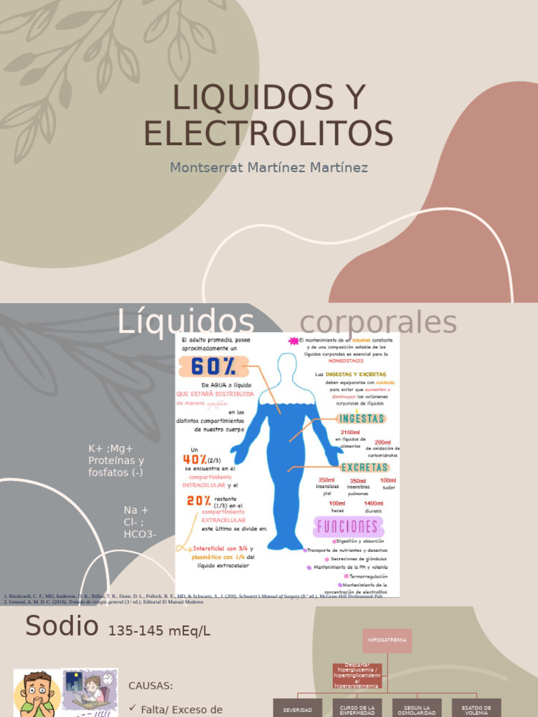 Liquidos y Electrolitos | PDF | Sodio