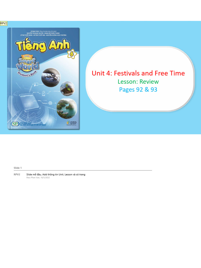 Unit 4 - Review - Pages 92 & 93 | PDF