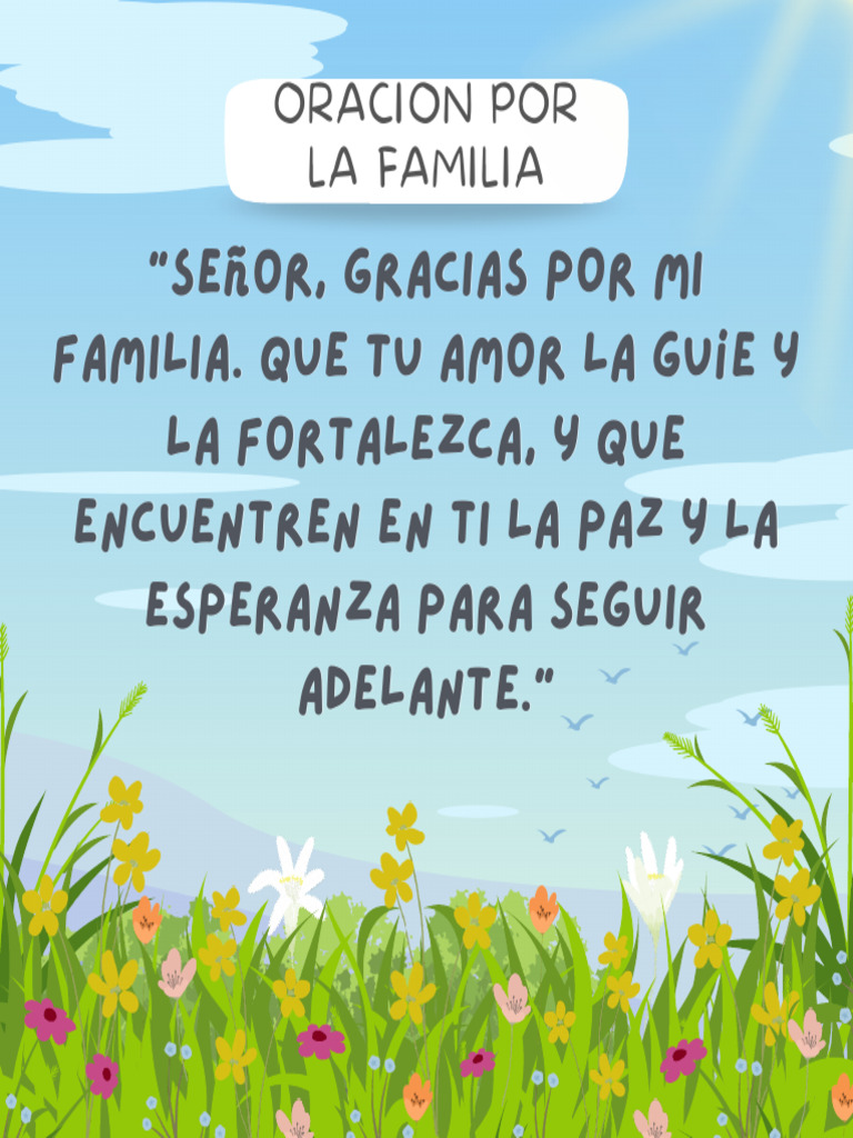 Oracion Por La Familia | PDF