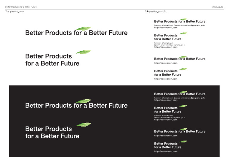 Better Products for a Better Future Logo PDF File | PDF