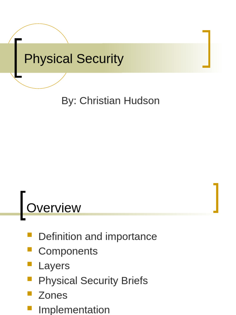 Physical Security 064817 | PDF
