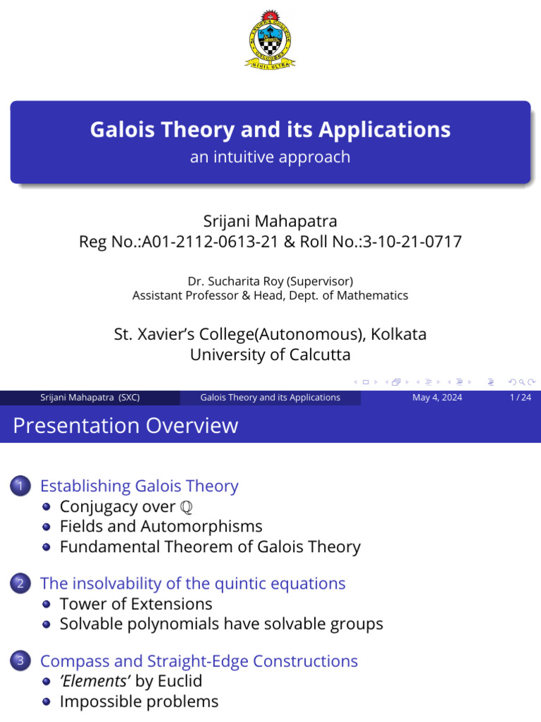 Galois Theory Final | PDF