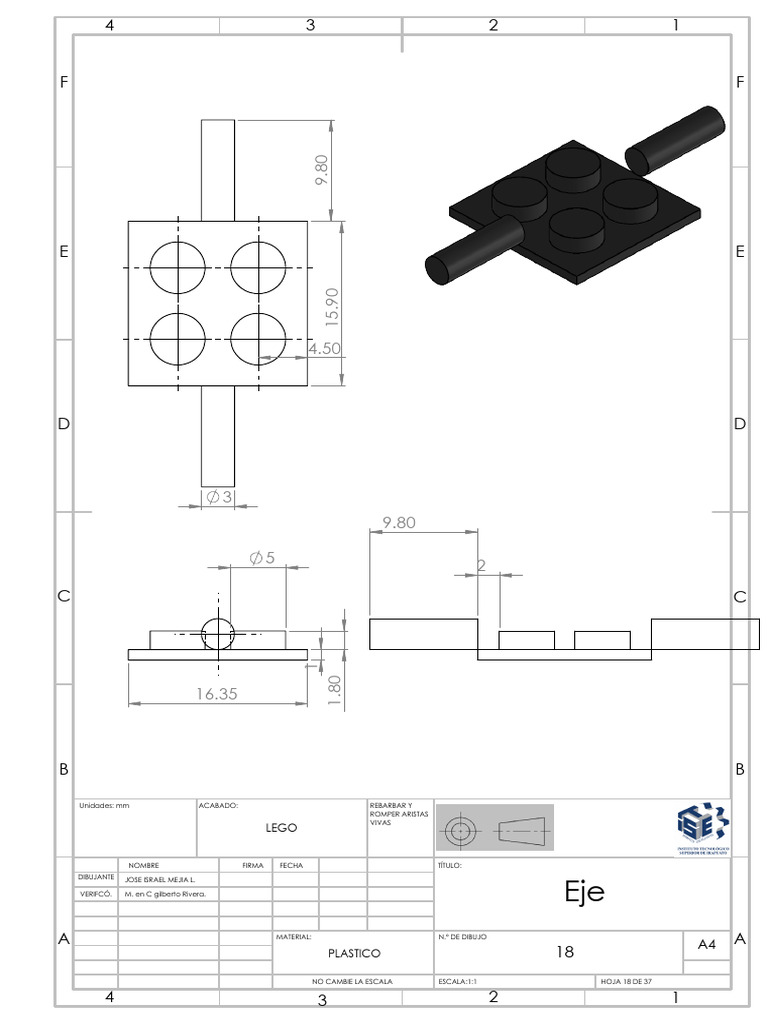 Eje Pieza - 18 | PDF