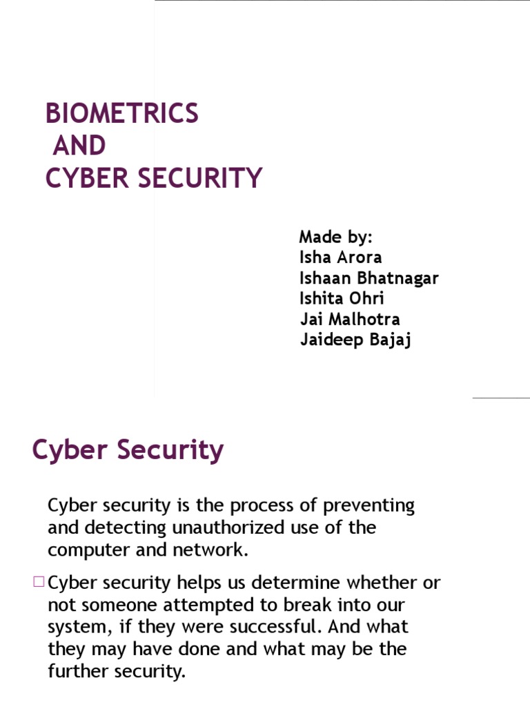 Bio Metrics | PDF | Biometrics | Authentication