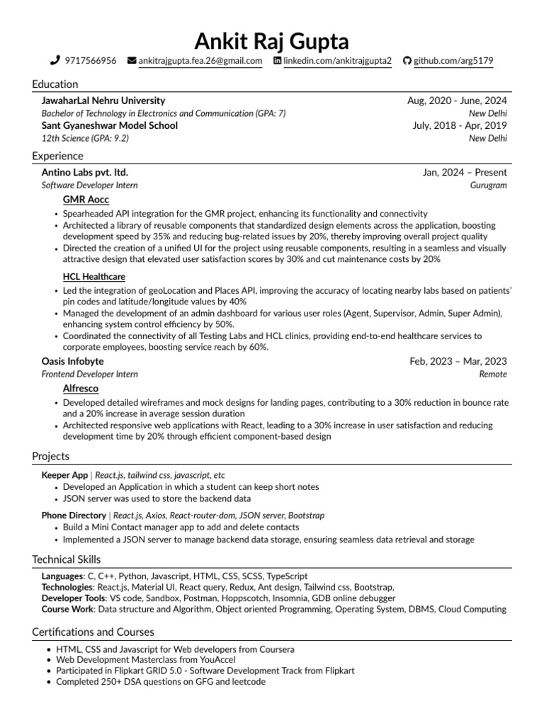 Arg Resume | PDF