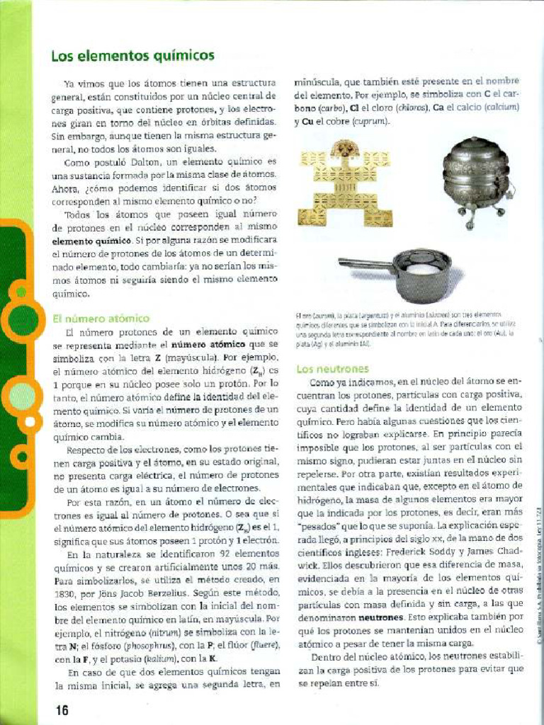 Los Elementos Químicos | PDF