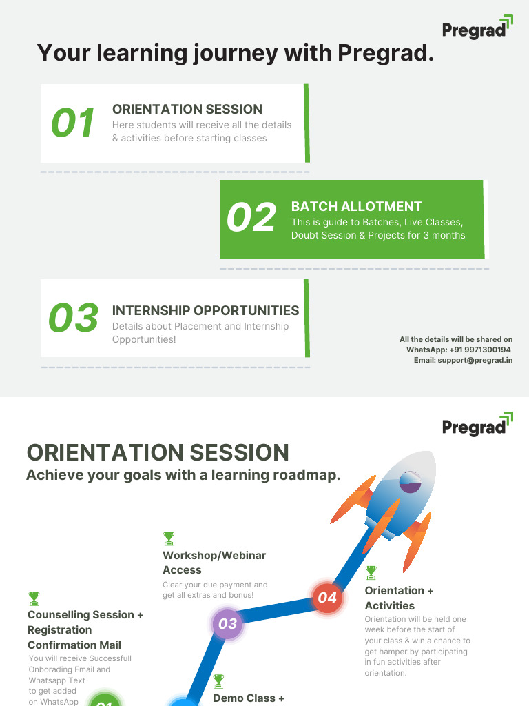 Learning Journey With Pregrad | PDF