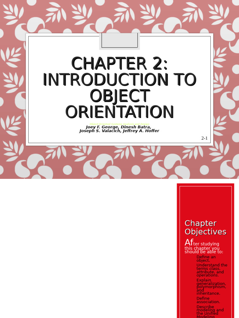 Ch02-Intro To Object Orientation STD Copy JN15 | PDF